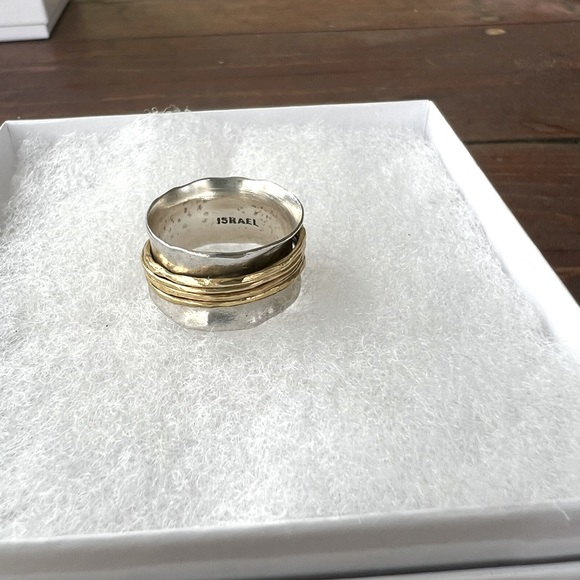 Silpada | Jewelry | Sterling Silver Silpada Ring With Gold Rings | Poshmark